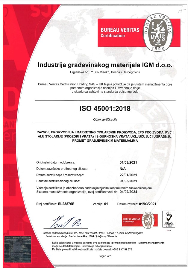 KONTAKT :: Preuzimanje dokumenata | IGM Visoko